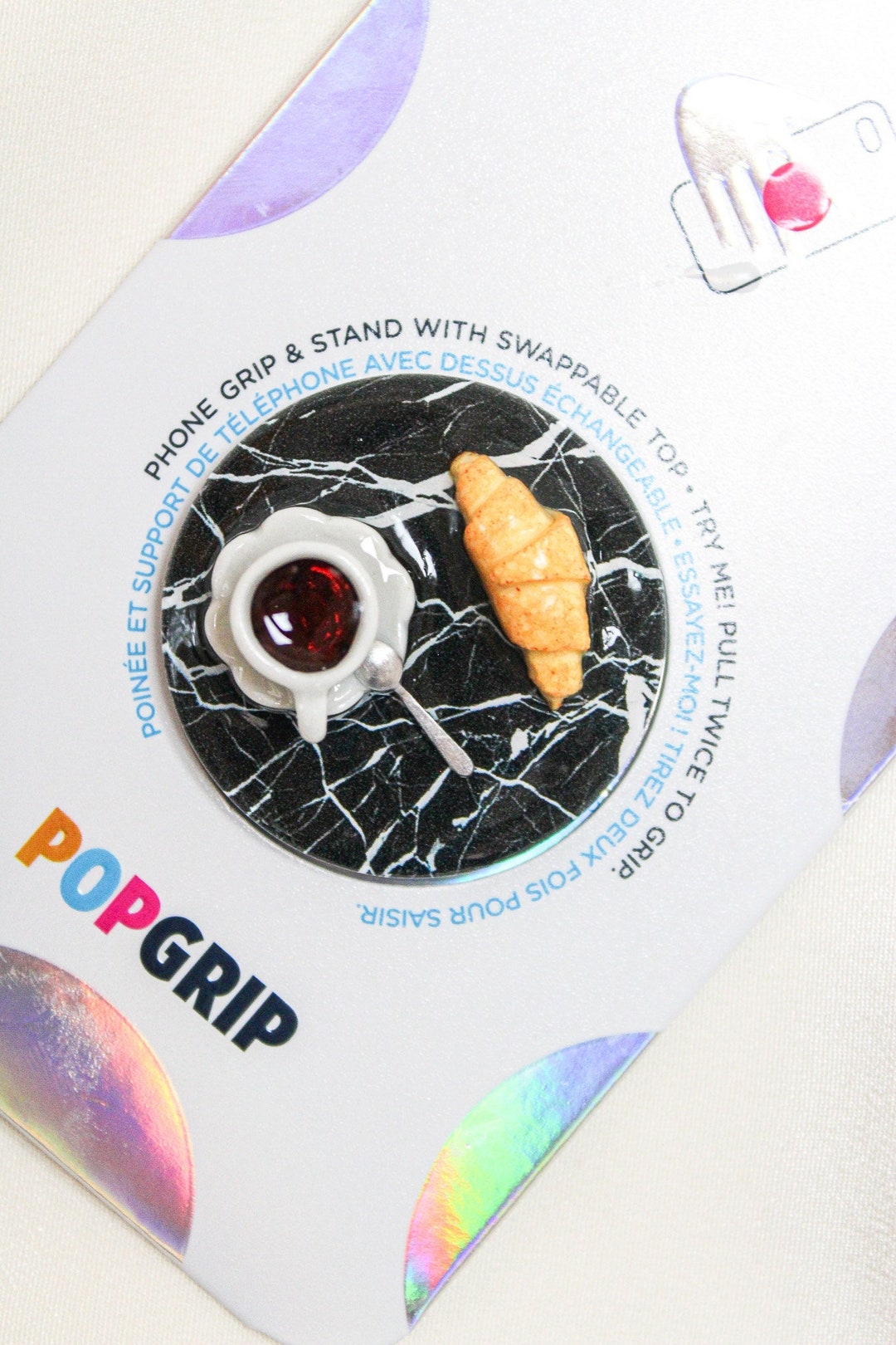 Croissant Cafe IX Popsocket - Etsy