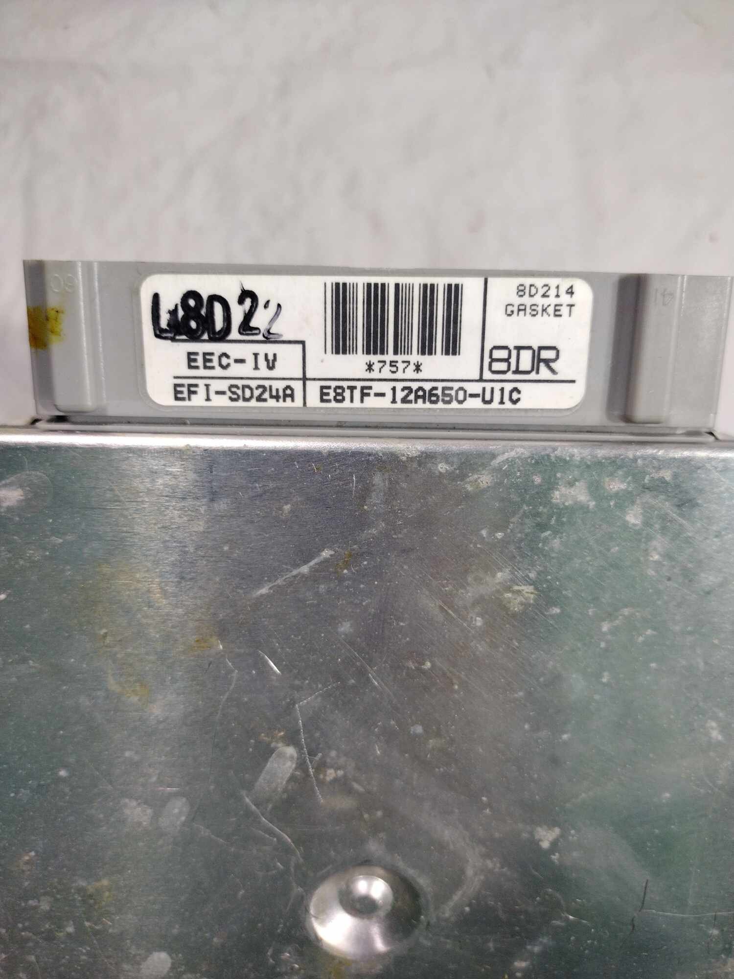 1988 88 Ford Ranger Bronco ECM ECU Engine Control Computer E8TF-12A650 ...