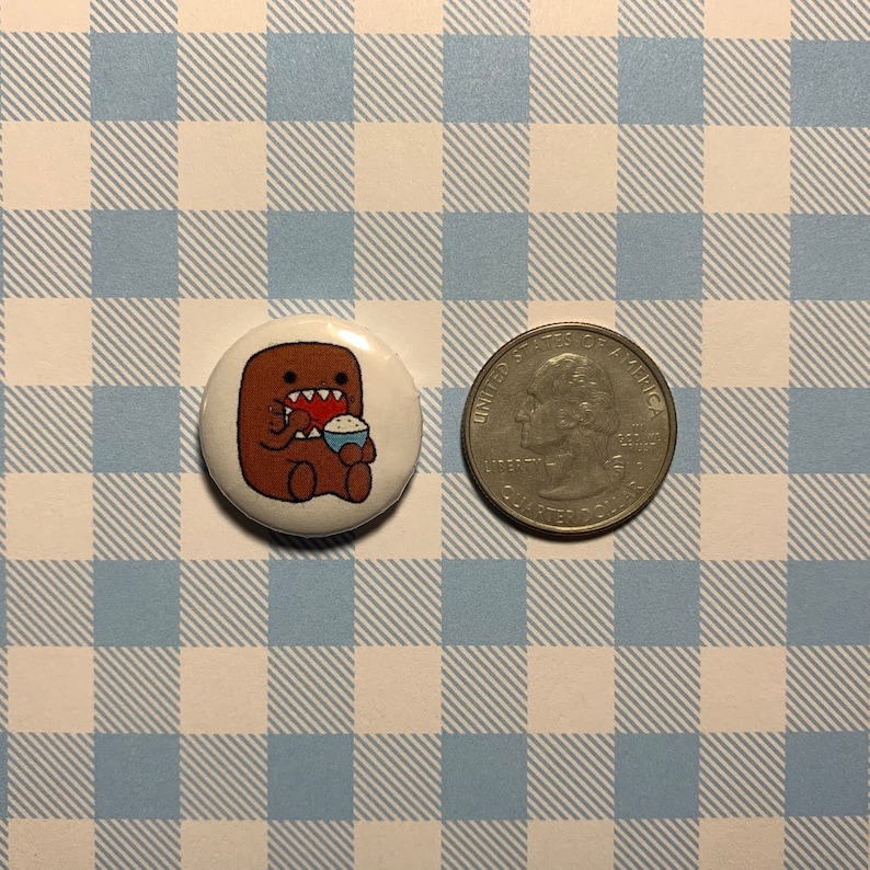Domo Pins 4 Piece 1 Inch Button Pin Set Comes With - Etsy