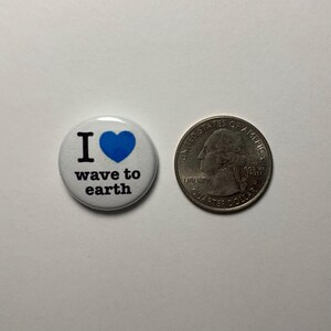 Wave to Earth Inspired Pin Set | 1" Pinback Buttons | Comes With ...