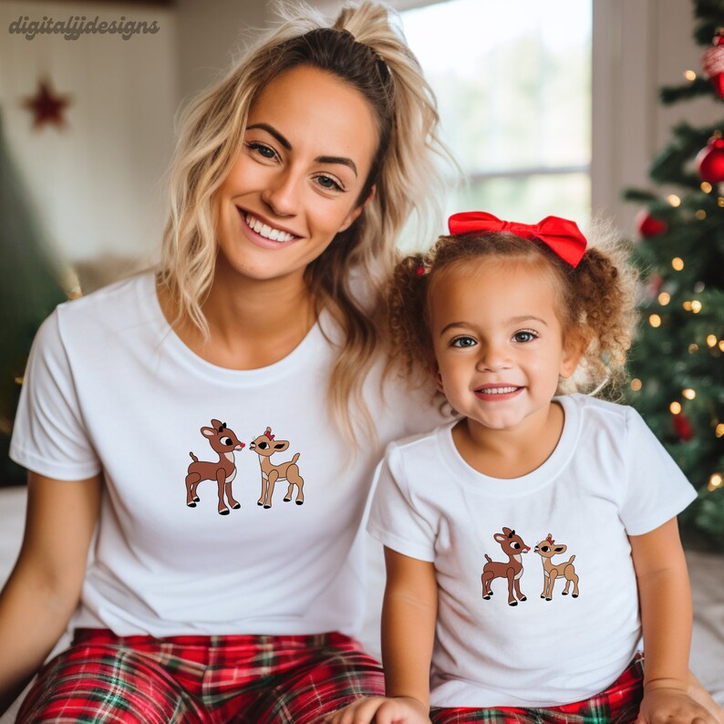 Rudolf and Clarice PNG, Rudolf Png, Rudolf the Red Nose Reindeer ...