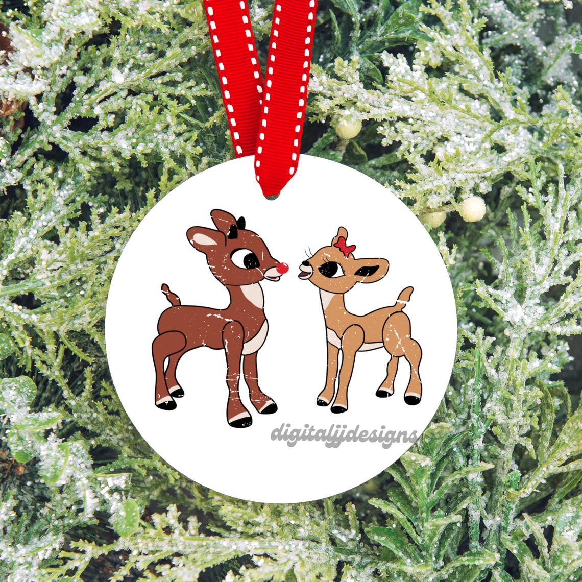 Rudolf and Clarice PNG, Rudolf Png, Rudolf the Red Nose Reindeer ...