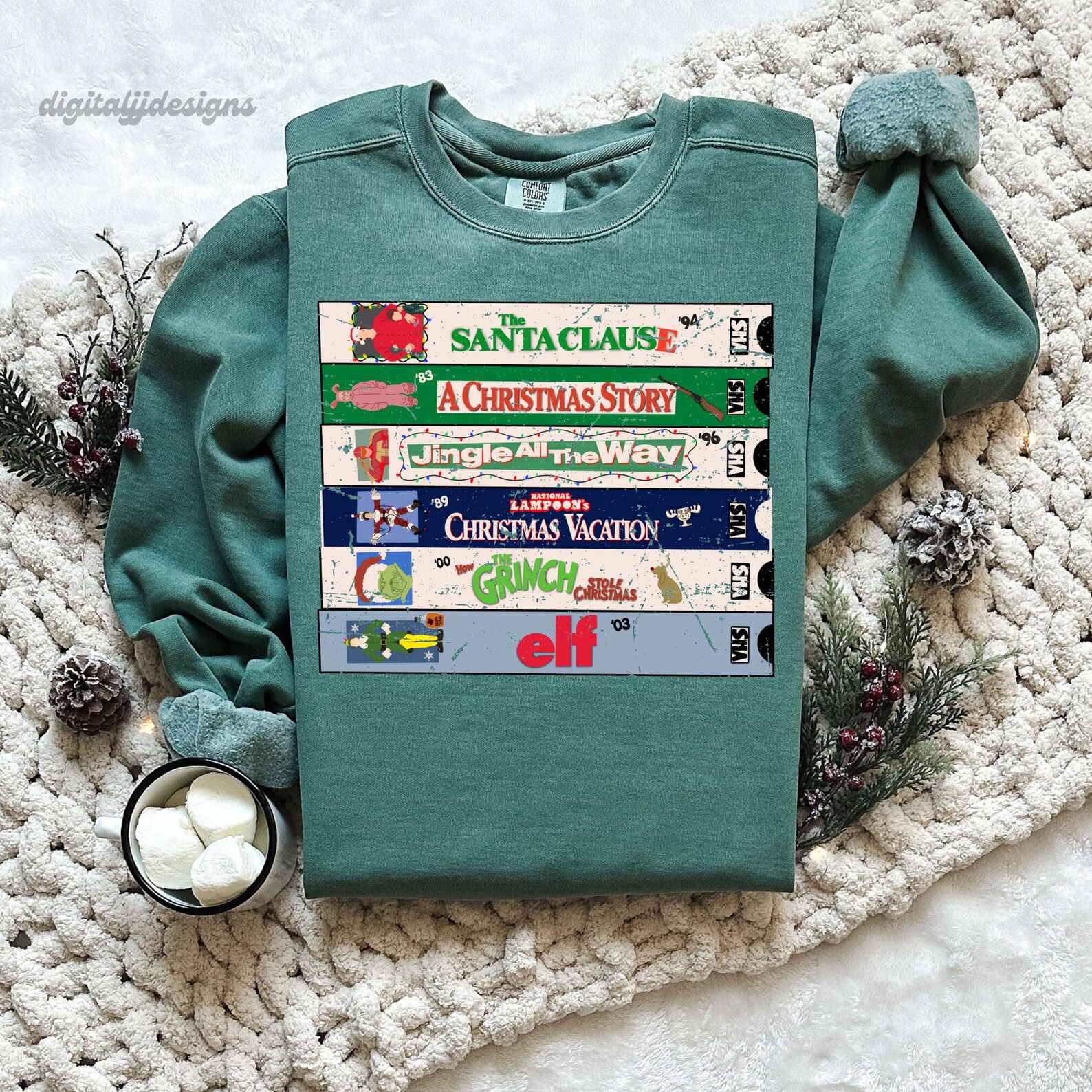 Christmas Movies VHS Png, Christmas PNG, 2000s Christmas PNG, Christmas ...