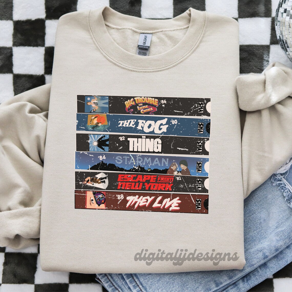 VHS 80s Movies, John Carpenter 80s Movies PNG, 80s Movie Director Stack ...