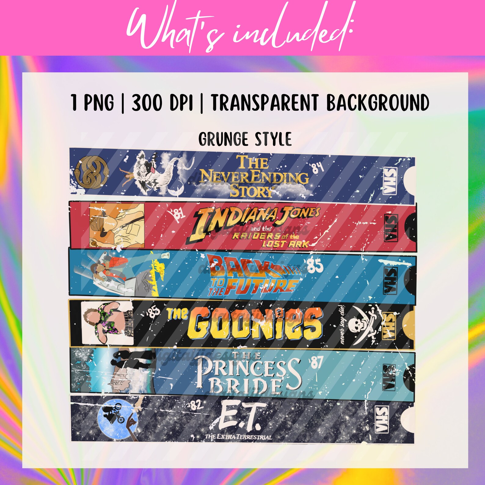 80s Kids VHS Movies PNG, 80s Vhs, 80s Classic Movies Png, 80s Vhs Tapes ...