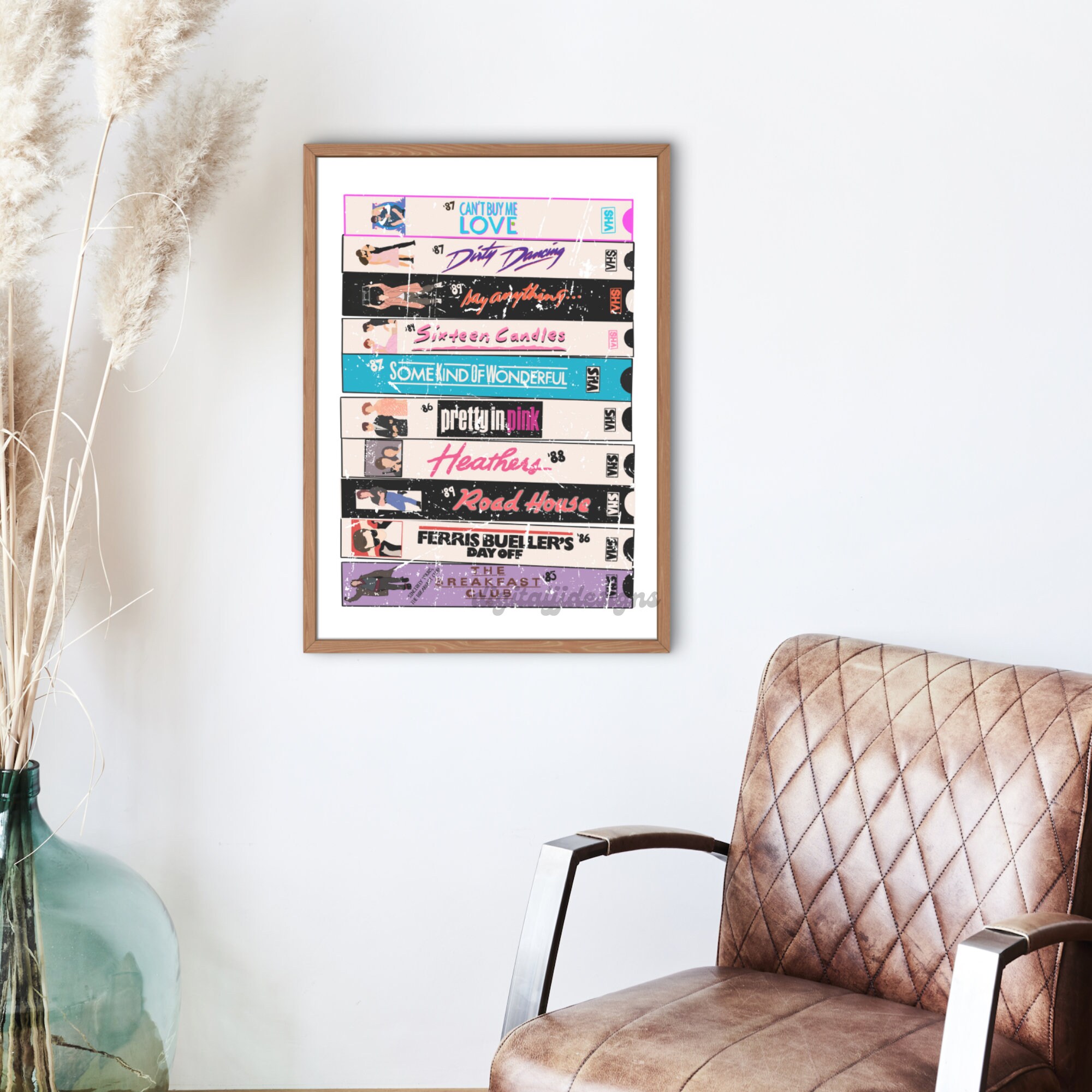 Custom VHS Stack Movie Art, 80s 90s Nostalgia (digital Download) - Etsy