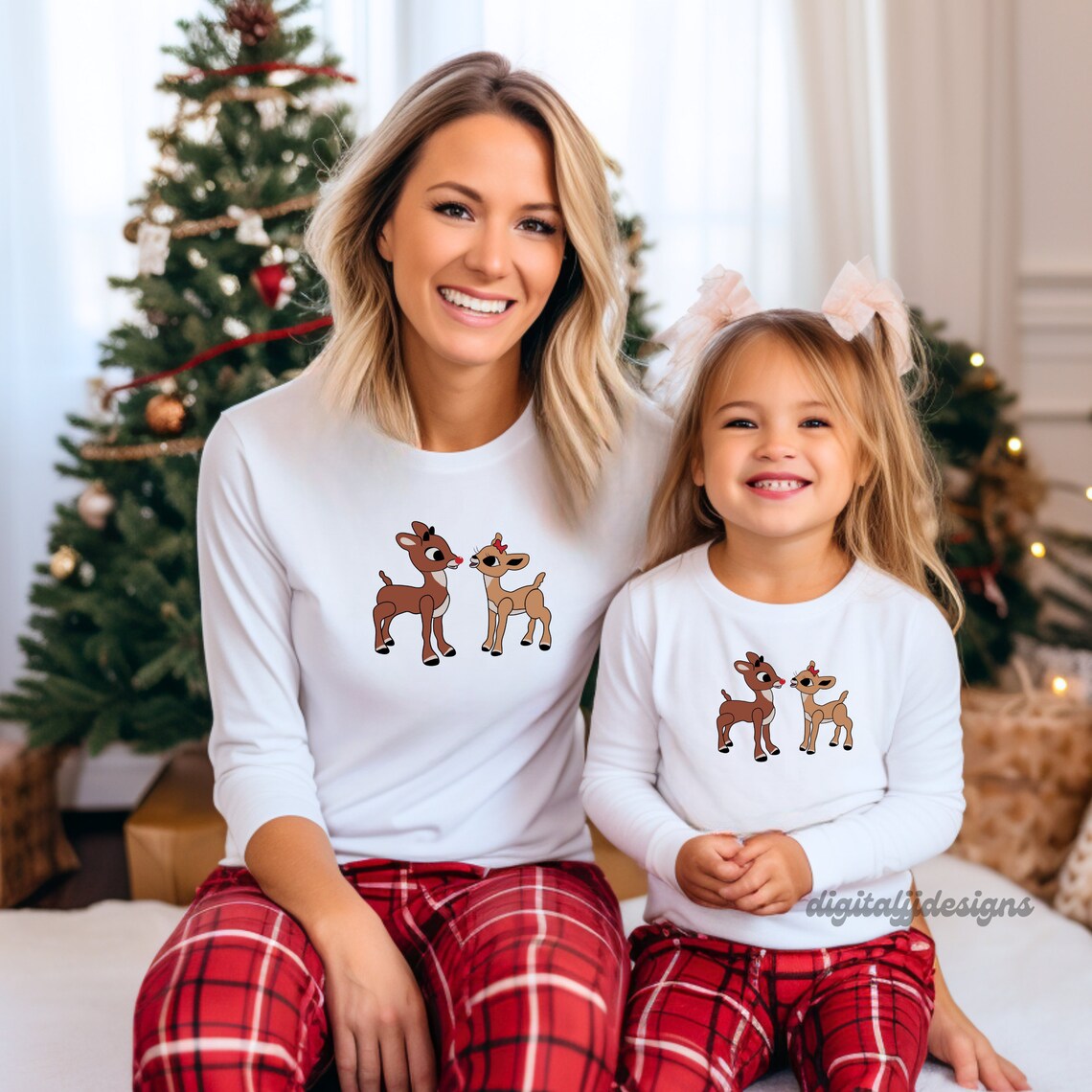 Rudolf and Clarice PNG, Rudolf Png, Rudolf the Red Nose Reindeer ...