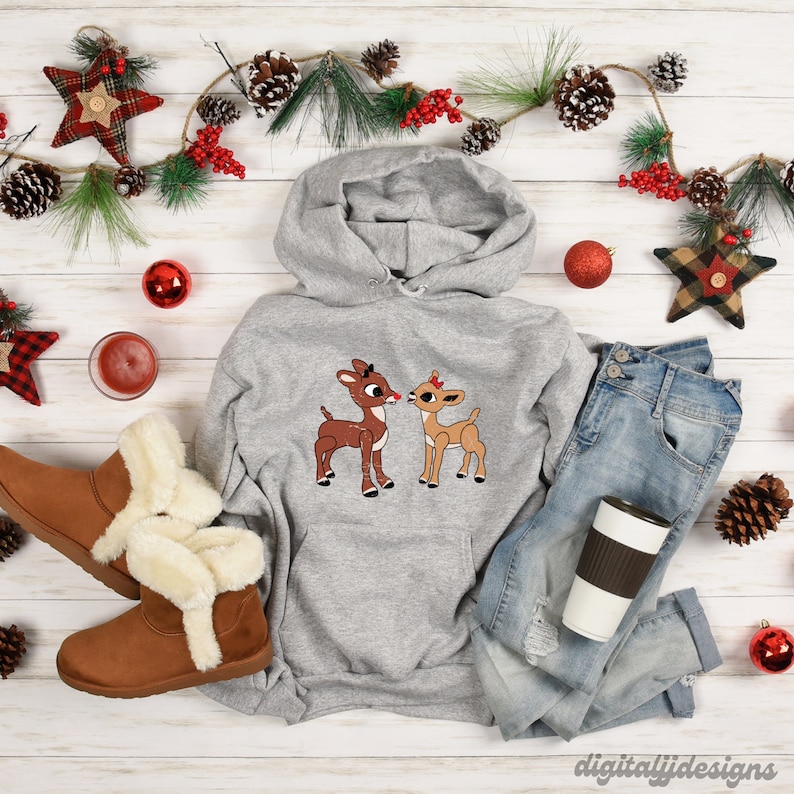 Rudolf and Clarice PNG, Rudolf Png, Rudolf the Red Nose Reindeer ...