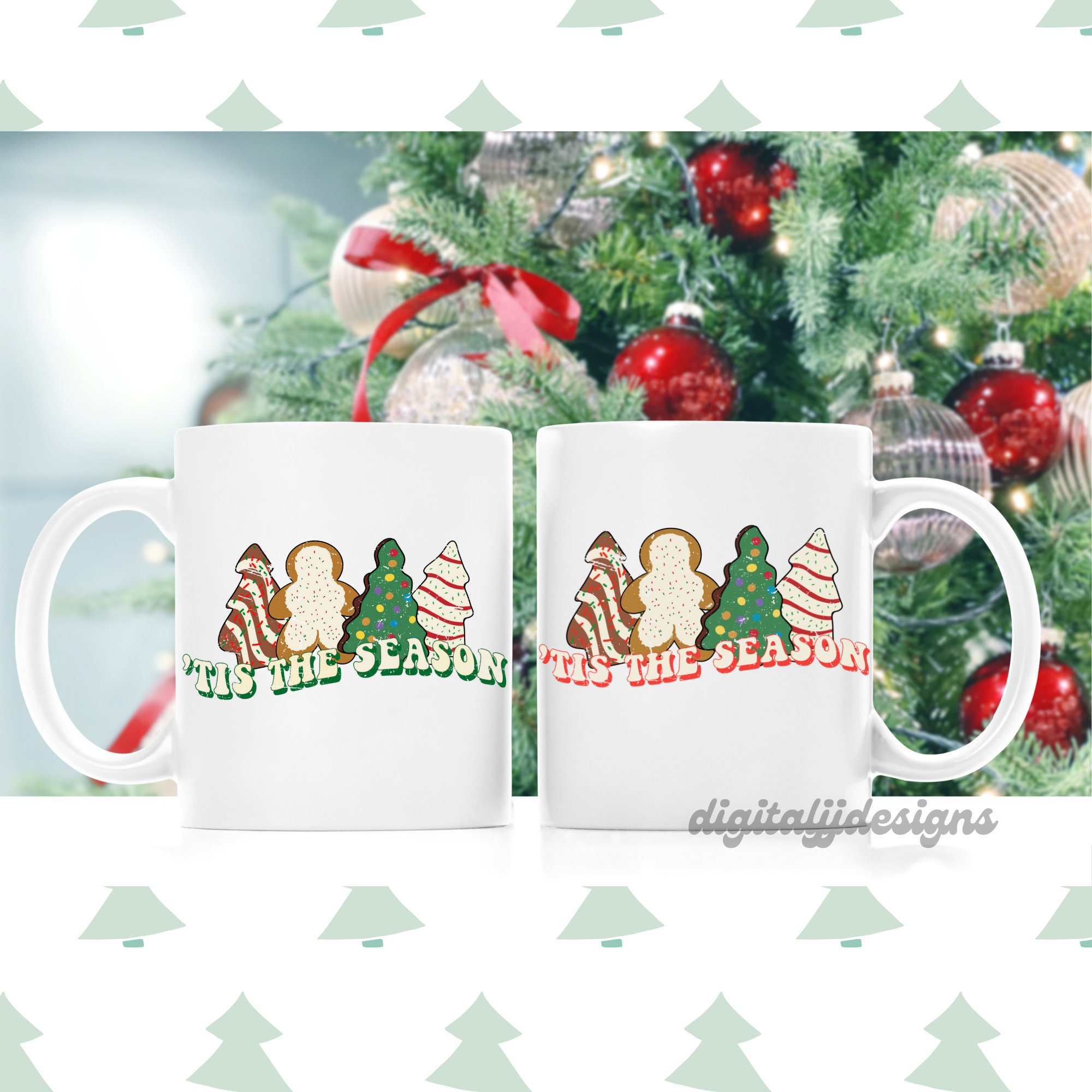 Christmas Tree Cake PNG, Sublimation Design (digital Download) - Etsy