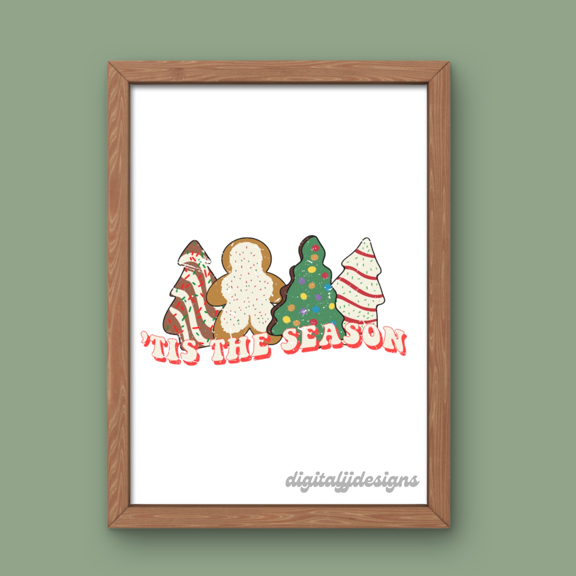 Christmas Tree Cake PNG, Sublimation Design (digital Download) - Etsy