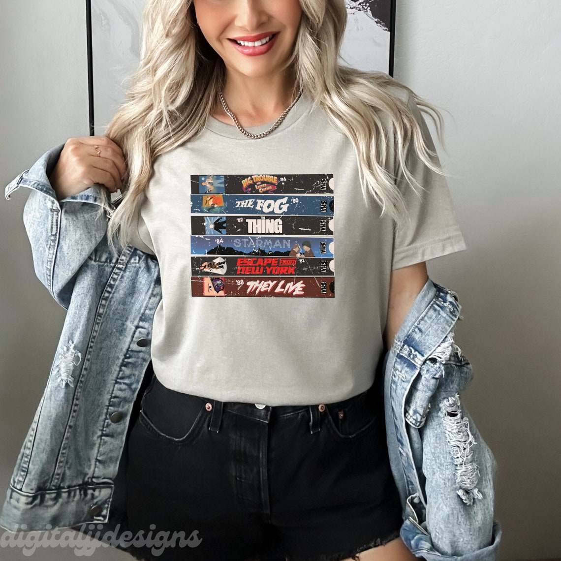 Custom 80's VHS Movies Design, VHS Stack Movies, 80's Sublimation ...