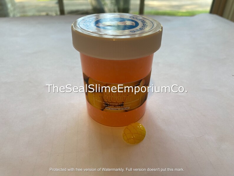 Mango Slushee an Icee Slime With a Mango Charm Cheap Slime, Icee Slime ...