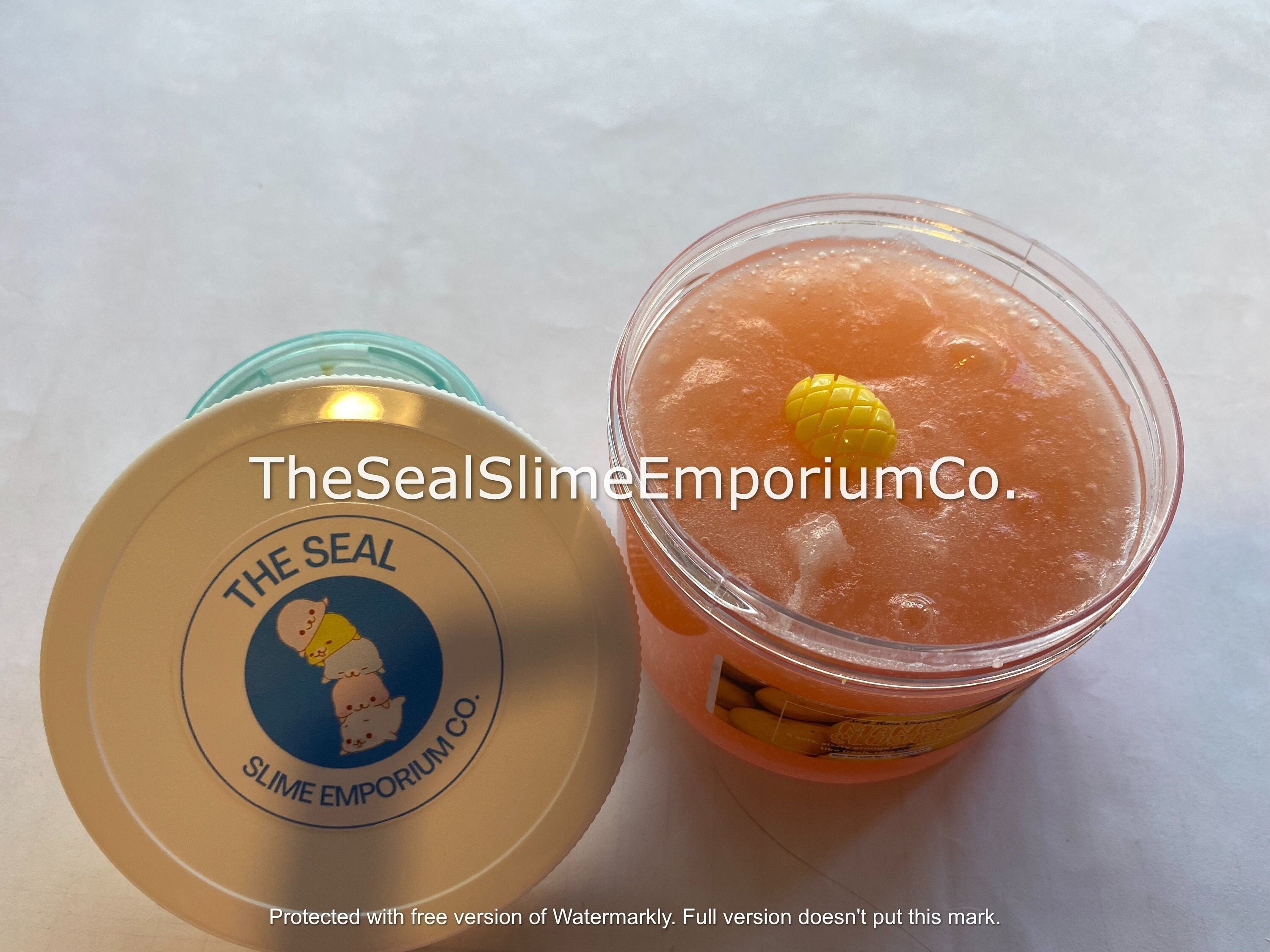 Mango Slushee an Icee Slime With a Mango Charm Cheap Slime, Icee Slime ...