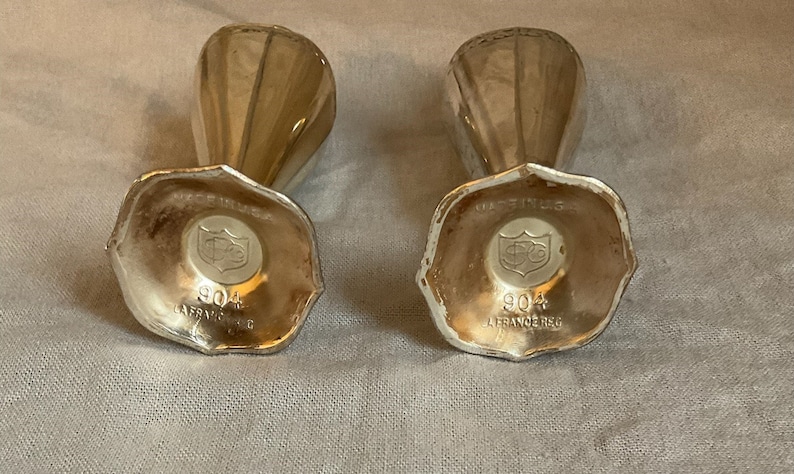 Vintage Silver Plated Salt and Pepper Shakers SPC - Etsy