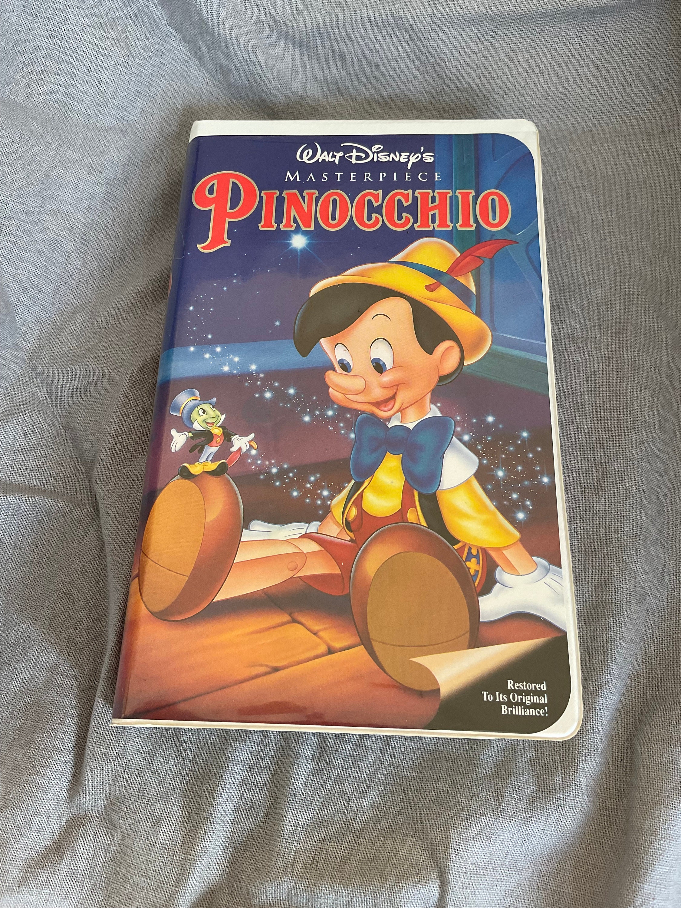 Pinocchio Disney Masterpiece VHS - Etsy