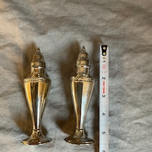Vintage Silver Plated Salt and Pepper Shakers SPC - Etsy