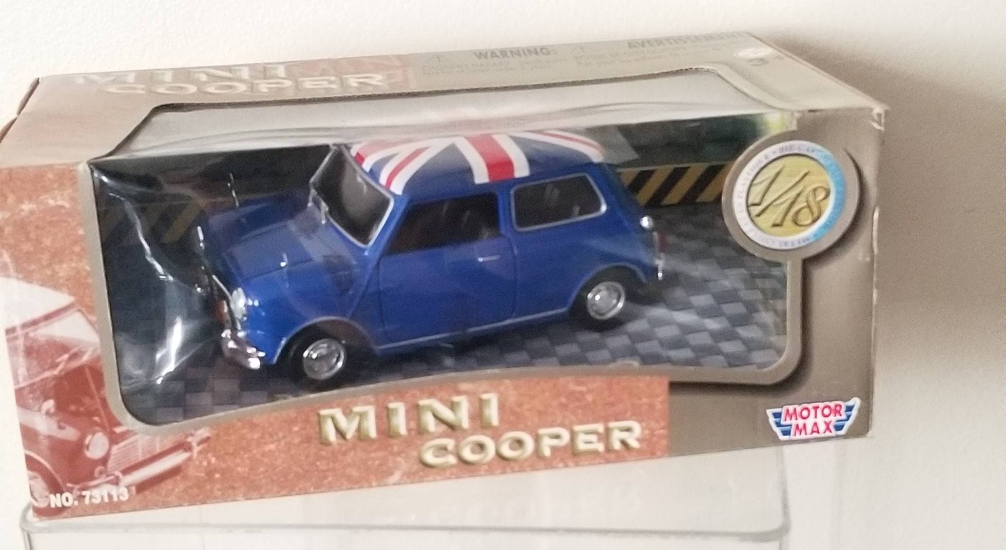 1:18 Diecast 1959 Union Jack Mini Cooper by Motor Max From - Etsy