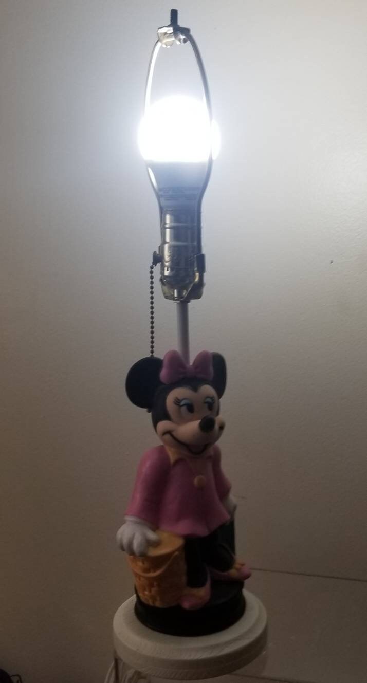 Vintage 1955 Disney Minnie Mouse Lamp in Great Condition - Etsy