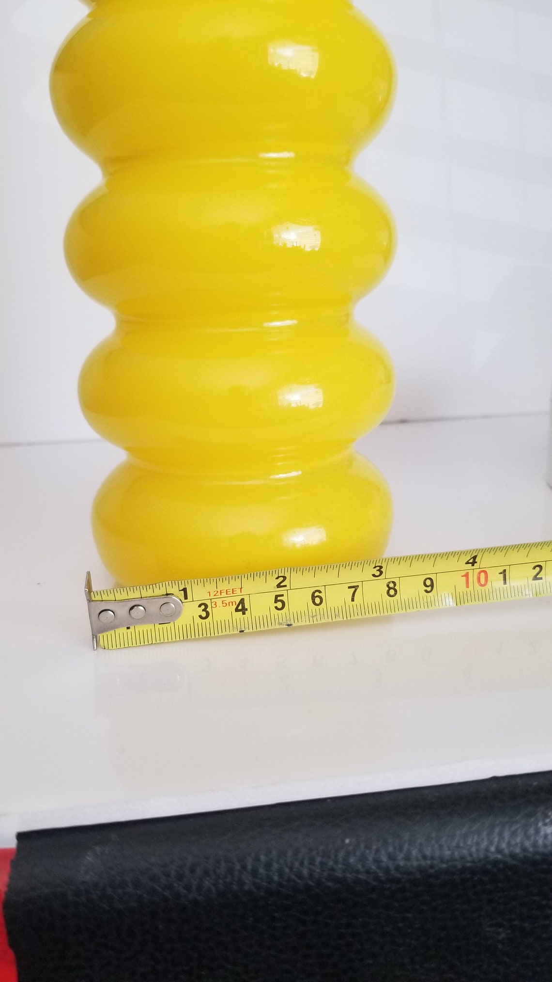 Vintage Yellow IKEA Solstrale Bubble Glass Vase by Anne Nilsson - Etsy