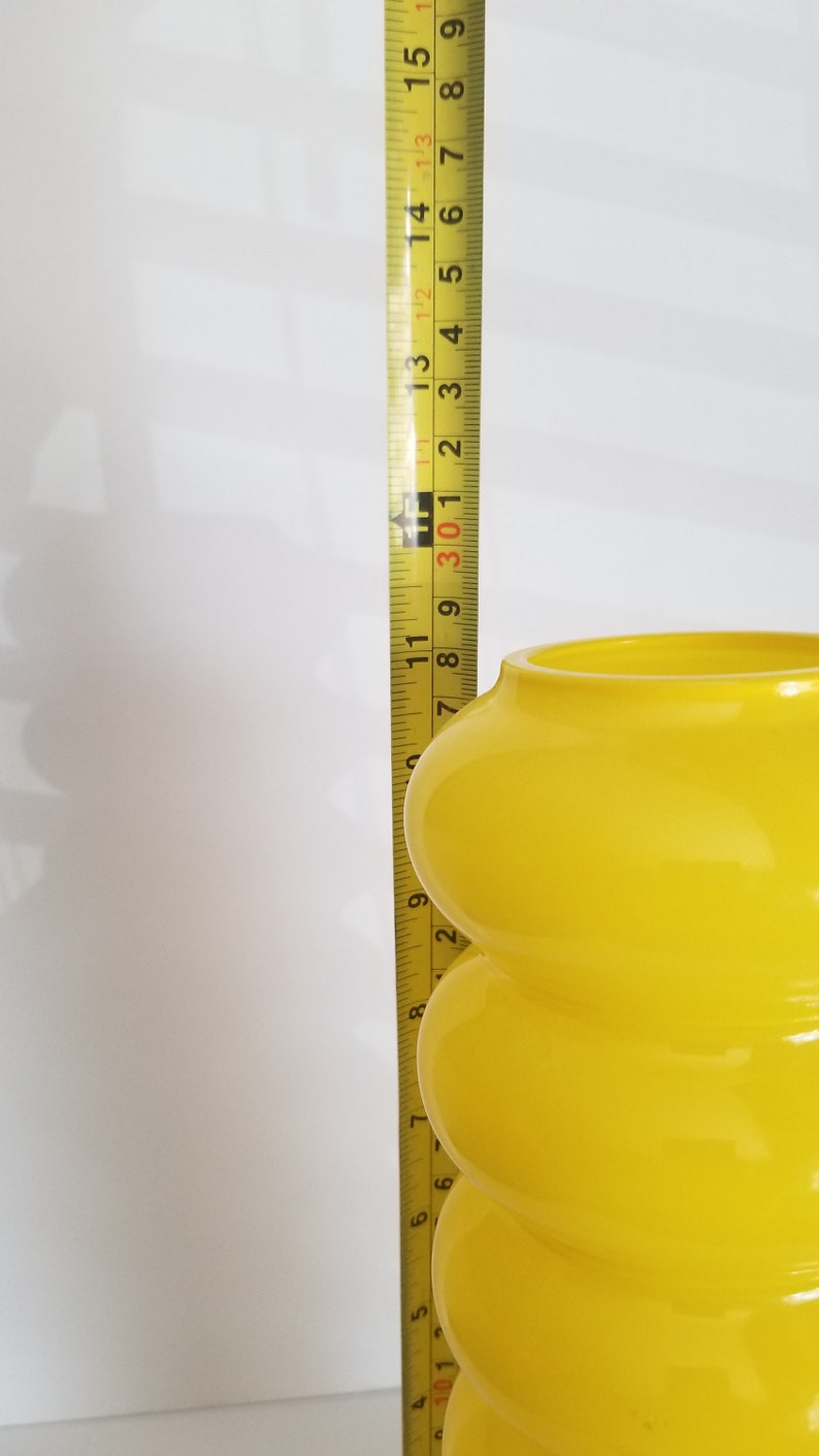Vintage Yellow IKEA Solstrale Bubble Glass Vase by Anne Nilsson - Etsy