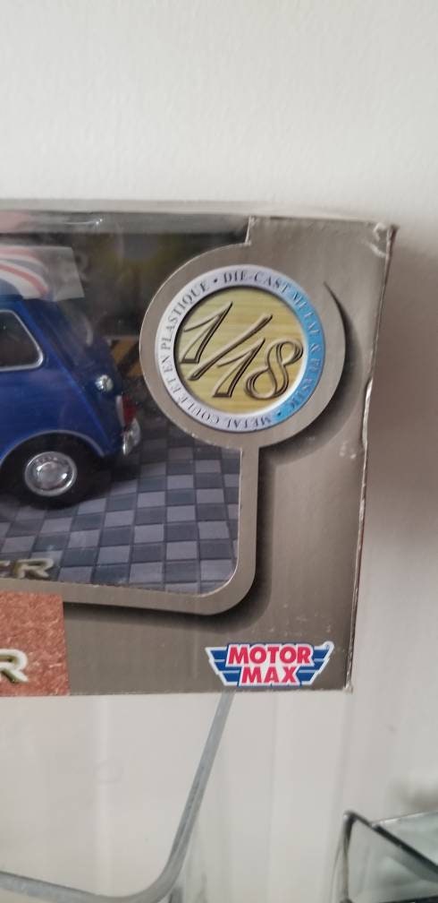 1:18 Diecast 1959 Union Jack Mini Cooper by Motor Max From - Etsy