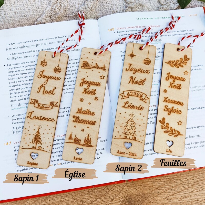 Marque page noel - Etsy France