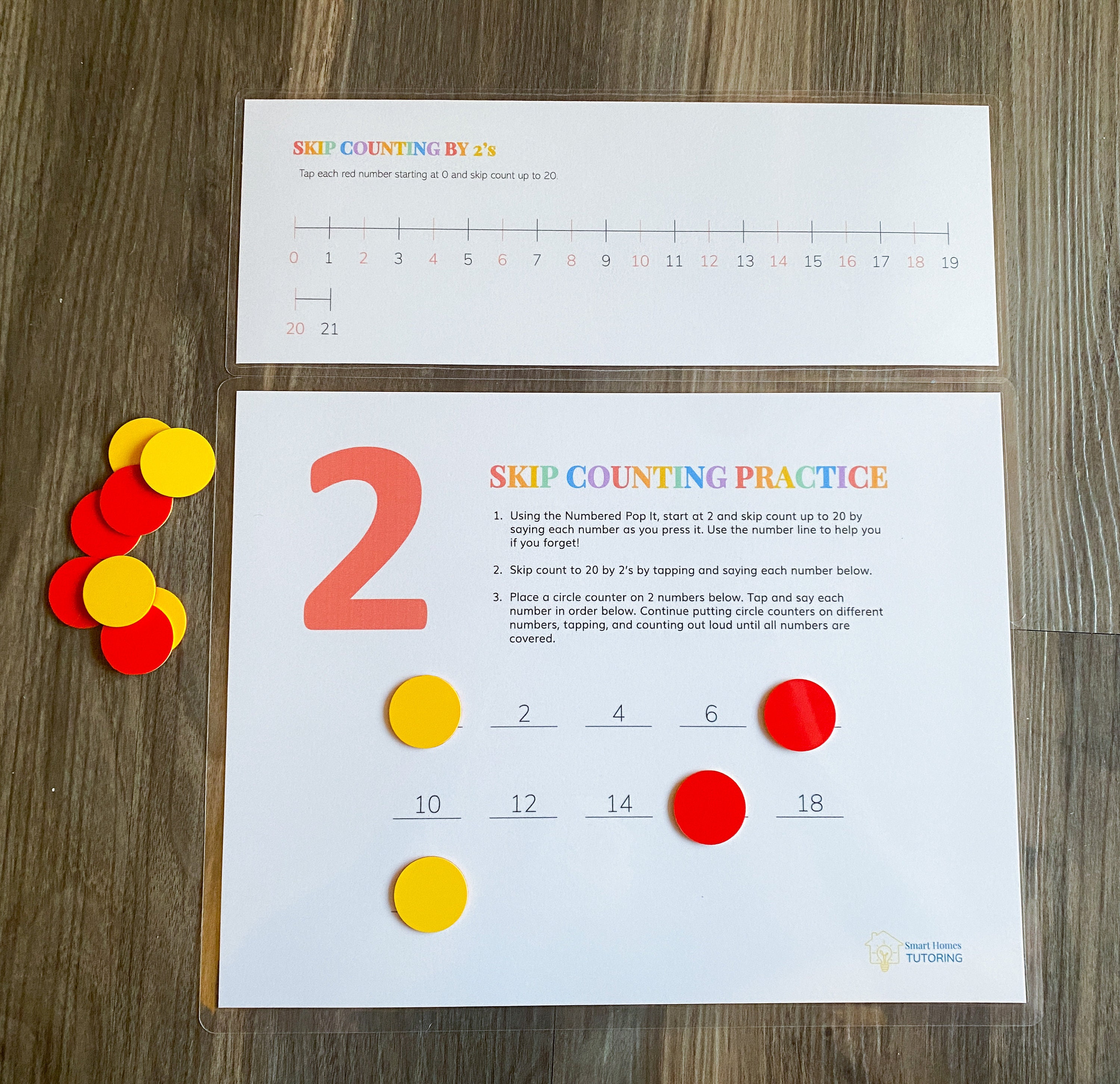 Numberline Skip Counting Practice for Kids | Number Sense Math Activity ...