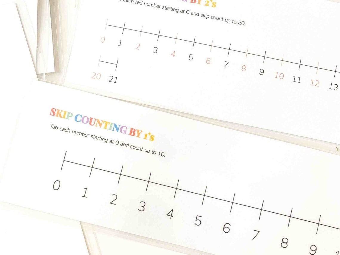 Numberline Skip Counting Practice for Kids Number Sense Math - Etsy