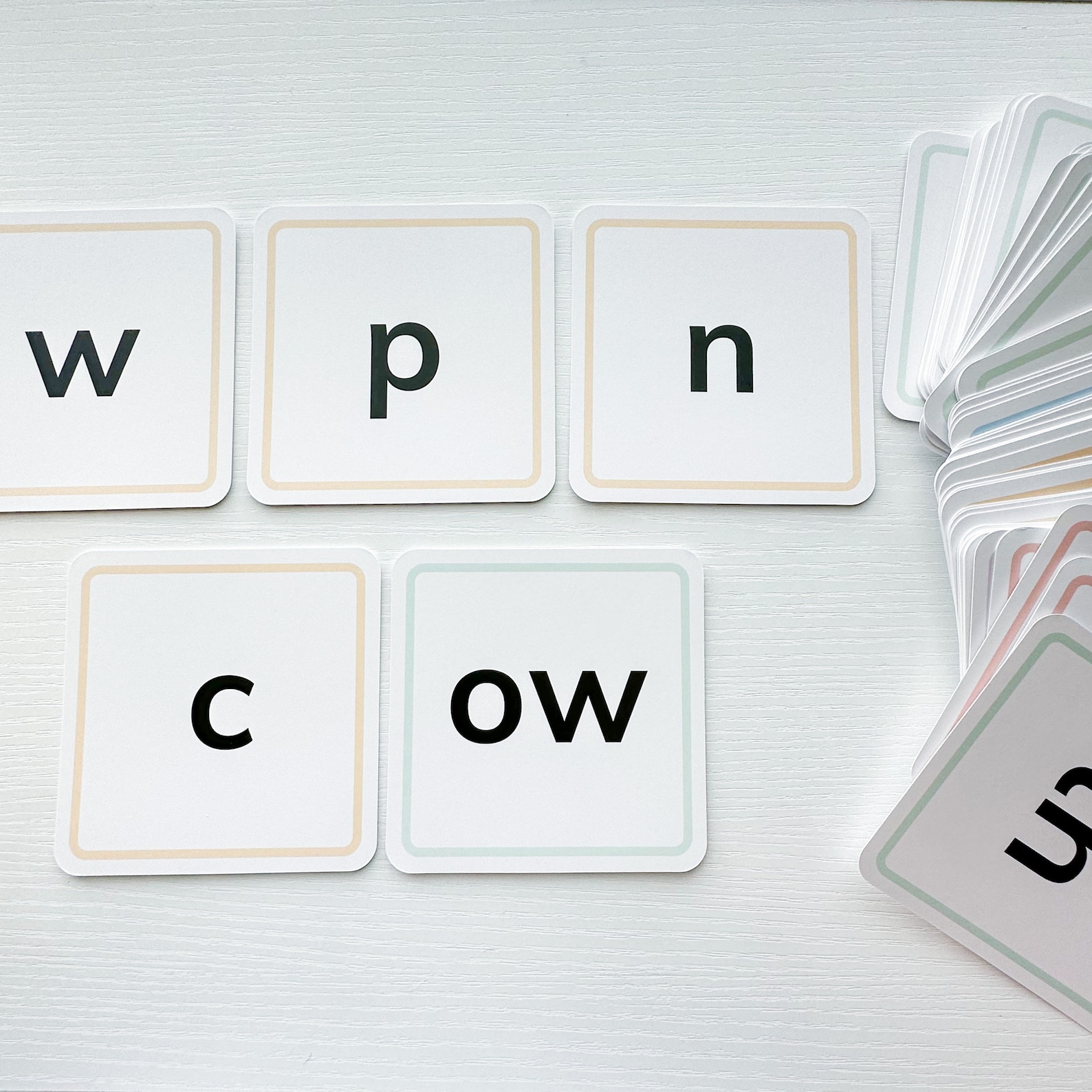 Phonics Flashcards: Reading Practice With 72 Phonograms— Orton ...