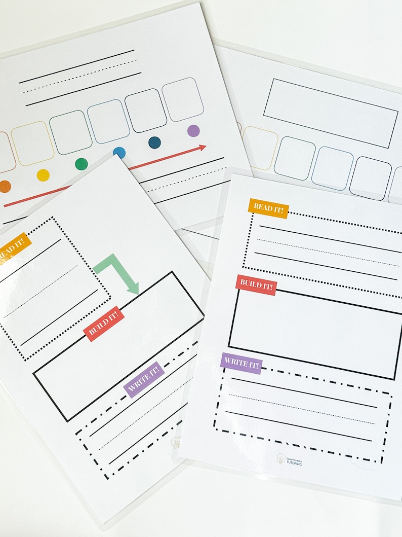 Phonics Practice Activity Pack Multisensory Activity Orton Gillingham ...