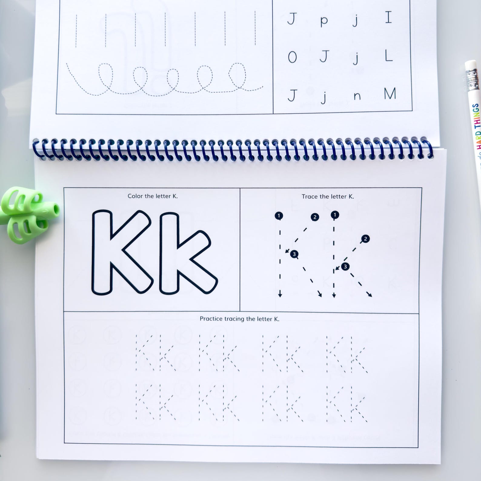 Letter Tracing Workbook: Preschool Alphabet Learning - Etsy