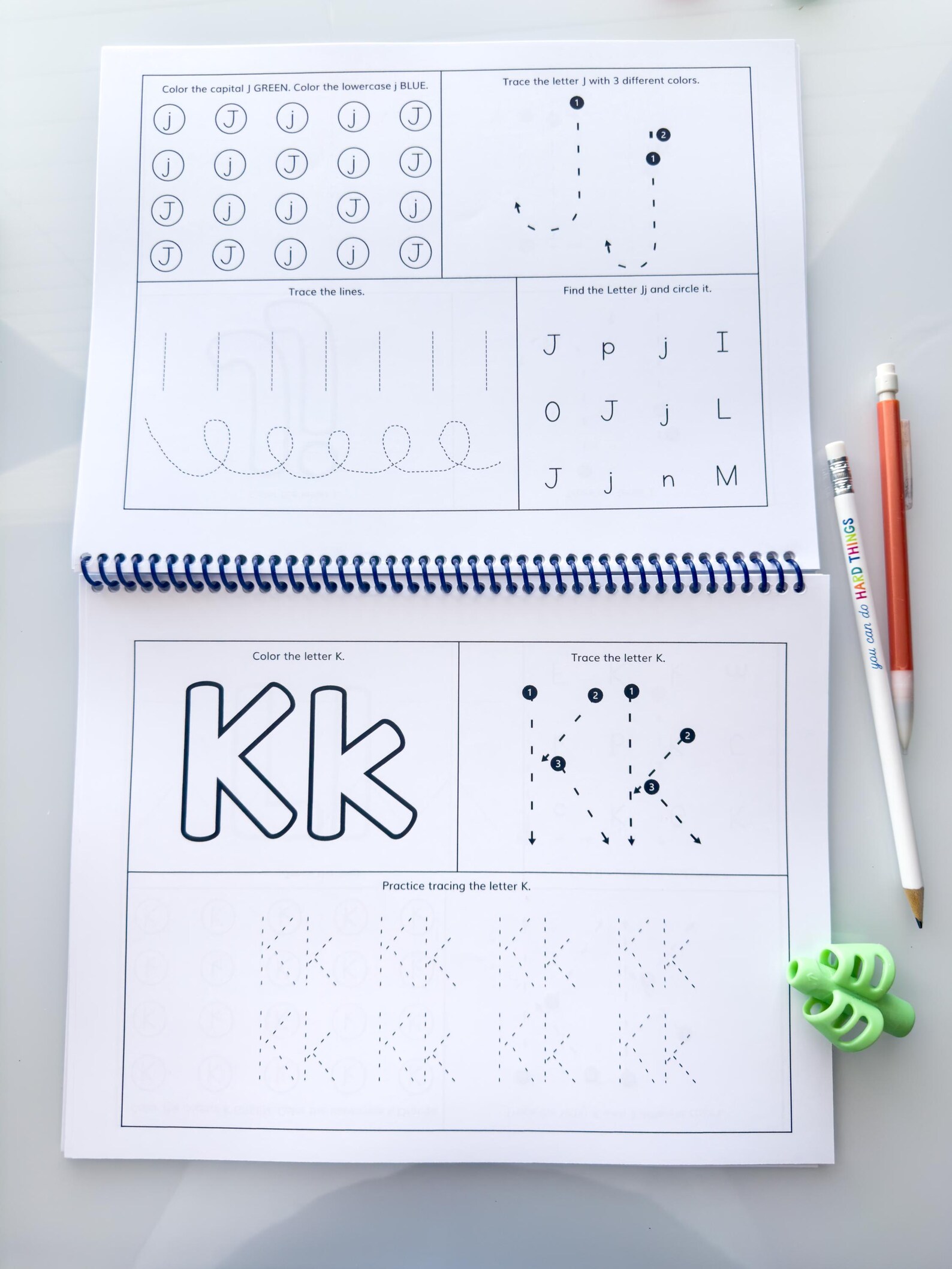 Letter Tracing Workbook: Preschool Alphabet Learning - Etsy