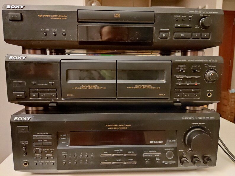 Sony System Audio With Compact Disc - Cassette - Reception Audio/video ...