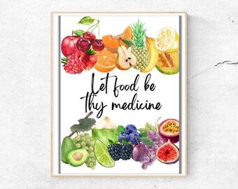 Healthy Lifestyle Poster - Etsy