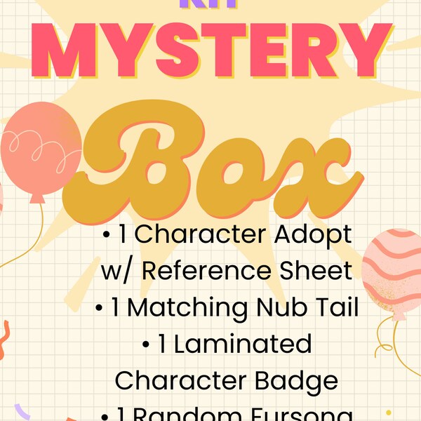 Furry Fandom Mystery Box - Etsy