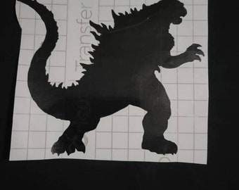 Godzilla Window Decal - Etsy