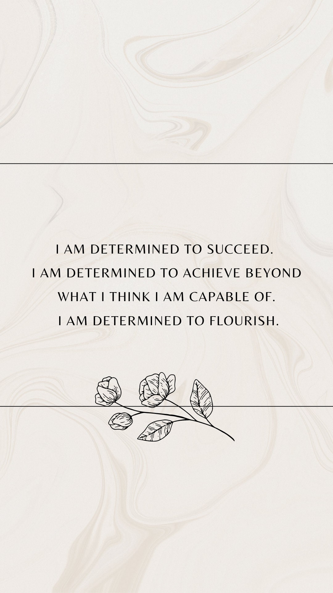 I Am Determined Affirmation - Etsy