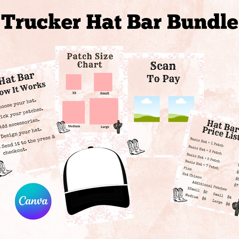 Trucker Hat Bar - Etsy