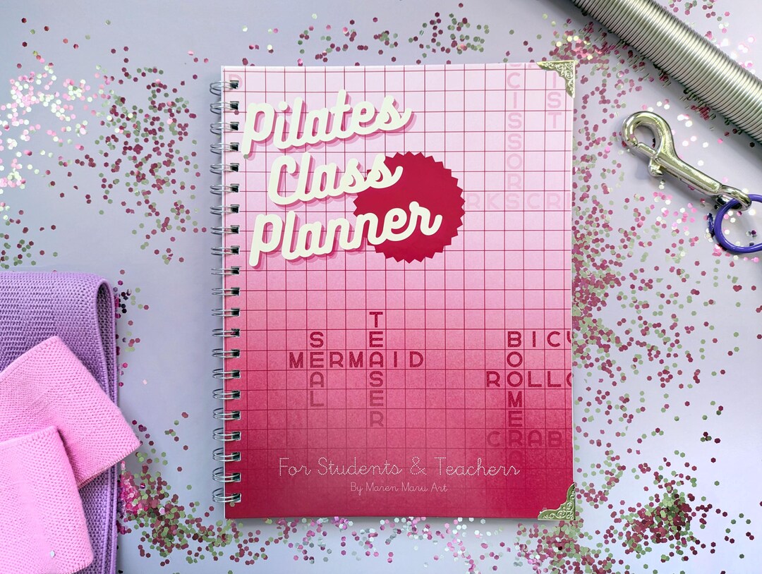 Pilates Class Planner for Students and Teachers (disco Edition) - Etsy UK