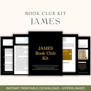 Book Club Discussion Questions James by Percival Everett - Etsy