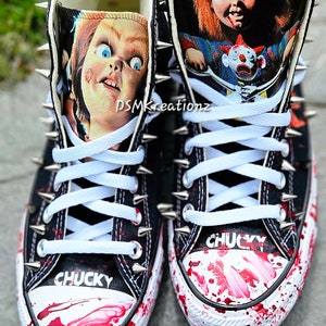 Custom Chucky / Childs Play Inspired Converse - Etsy