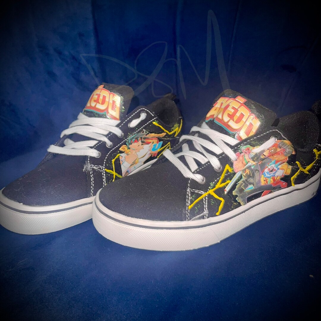 Custom Akedo Inspired Sneakers - Etsy
