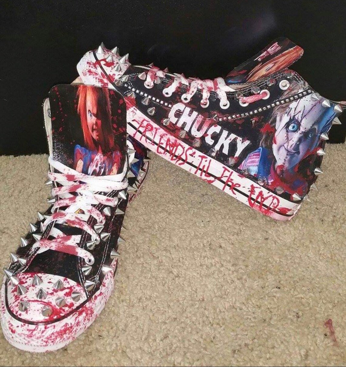 Custom Chucky / Childs Play Inspired Converse - Etsy