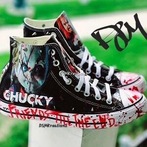 Custom Chucky / Childs Play Inspired Converse - Etsy