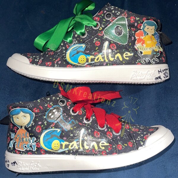 Coraline Converse Shoes - Etsy Australia