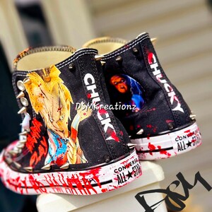 Custom Chucky / Childs Play Inspired Converse - Etsy