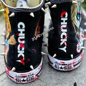 Custom Chucky / Childs Play Inspired Converse - Etsy