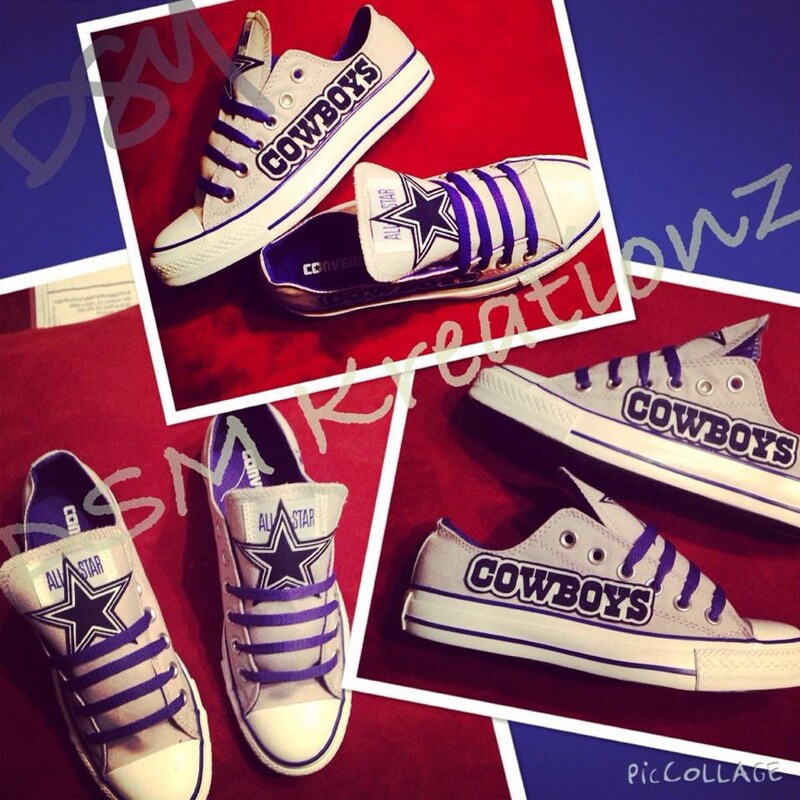 Dallas Cowboys Shoes - Etsy