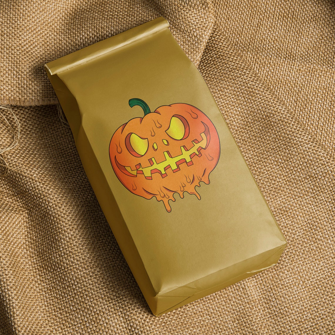 Dripping Pumpkin, Pumpkin Face Svg, Melting Pumpkin Svg, Halloween ...