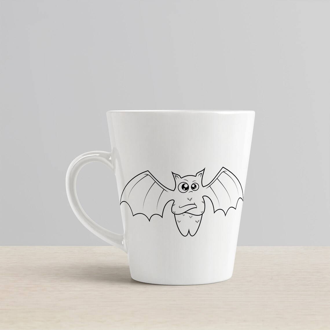 Grumpy Bat Svg, Bat Silhouette, Bat Shape Svg, Printable Bat Cartoon ...